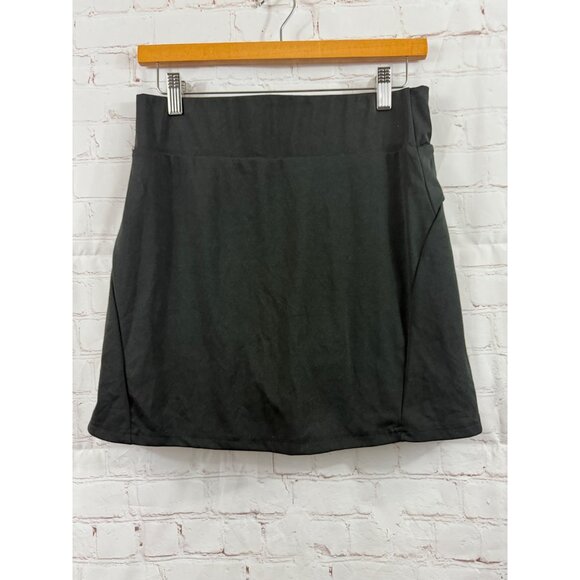Unbranded | Shorts | Unbranded Skort Womens Size Large Black Stretchy ...